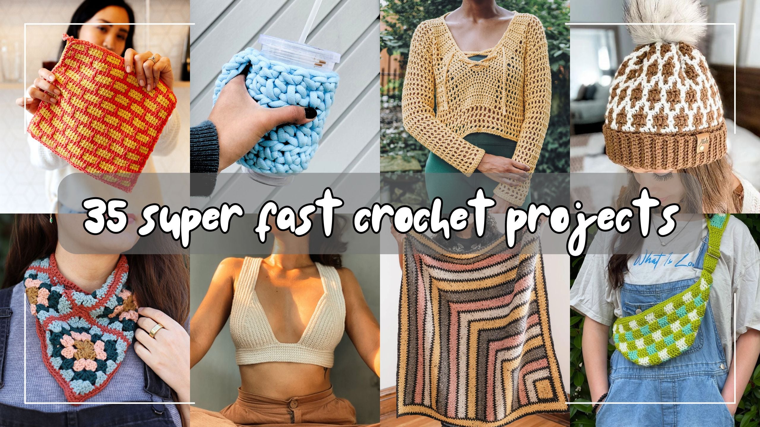 Crochet QUICK & EASY: 35 Beginner-Friendly Patterns to Make in No Time!