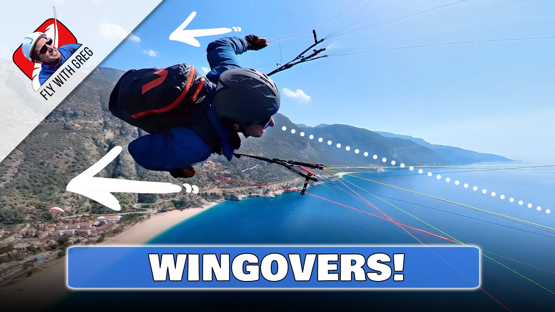 How to do WINGOVERS on your paraglider | Fly With Greg