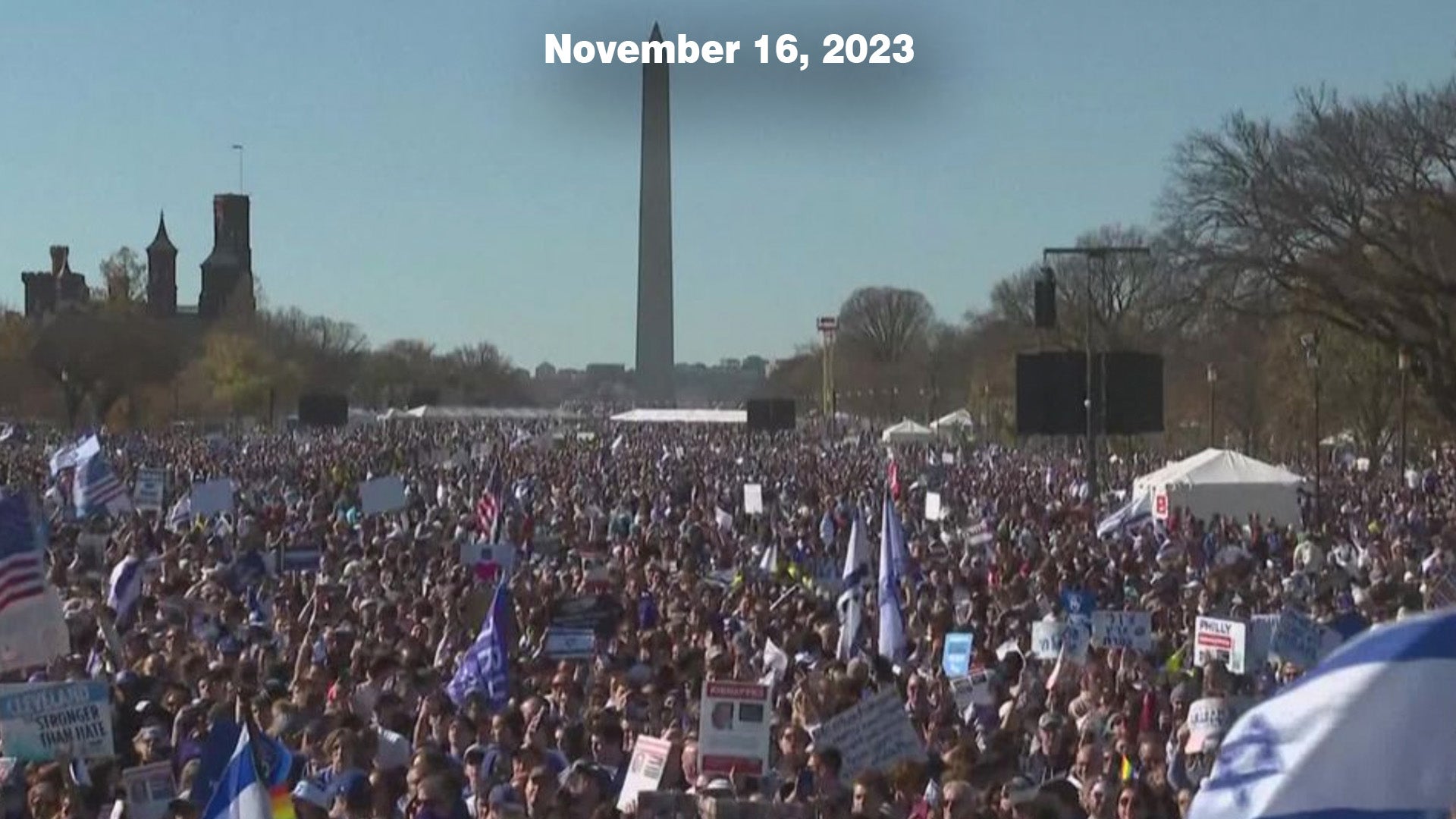 Thursday, November 16: DC March for Israel | WORLD Watch