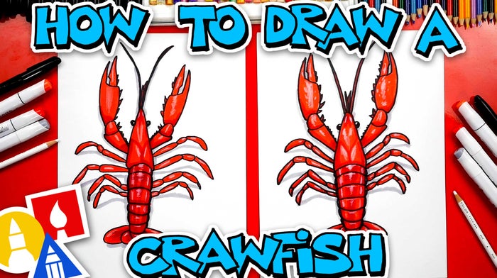 how to draw lobster