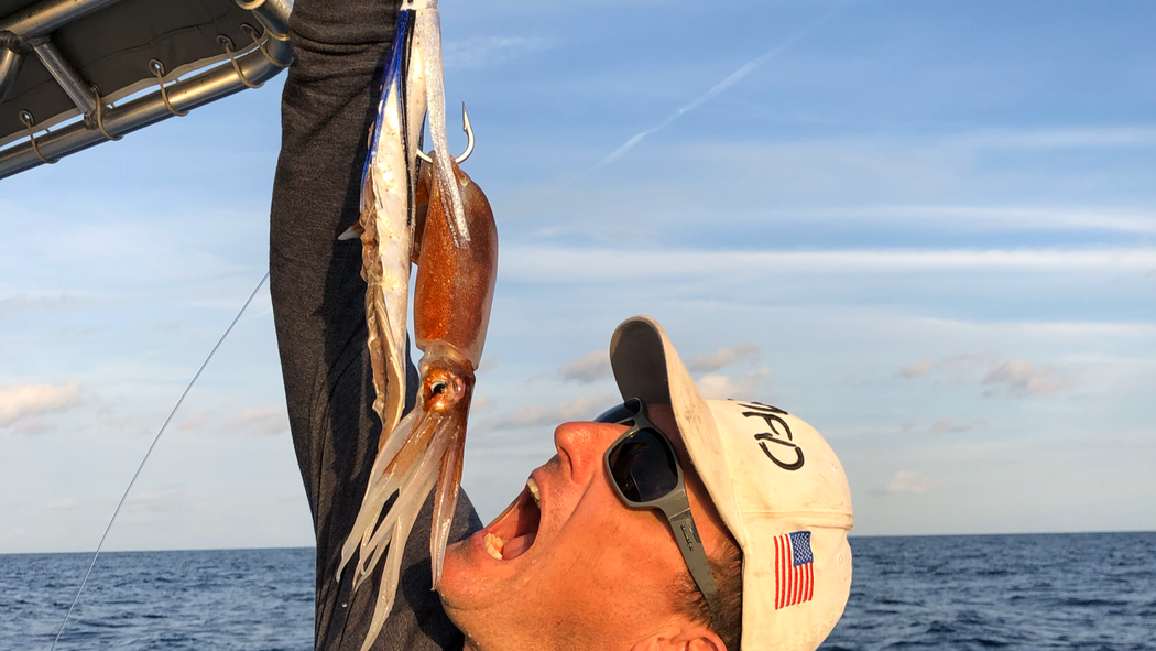 How To Rig A Deep Drop Daytime Swordfish Squid Rig | The Crew Platform