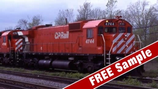 MLW's pinnacle modern diesel locomotive, CPR 4744