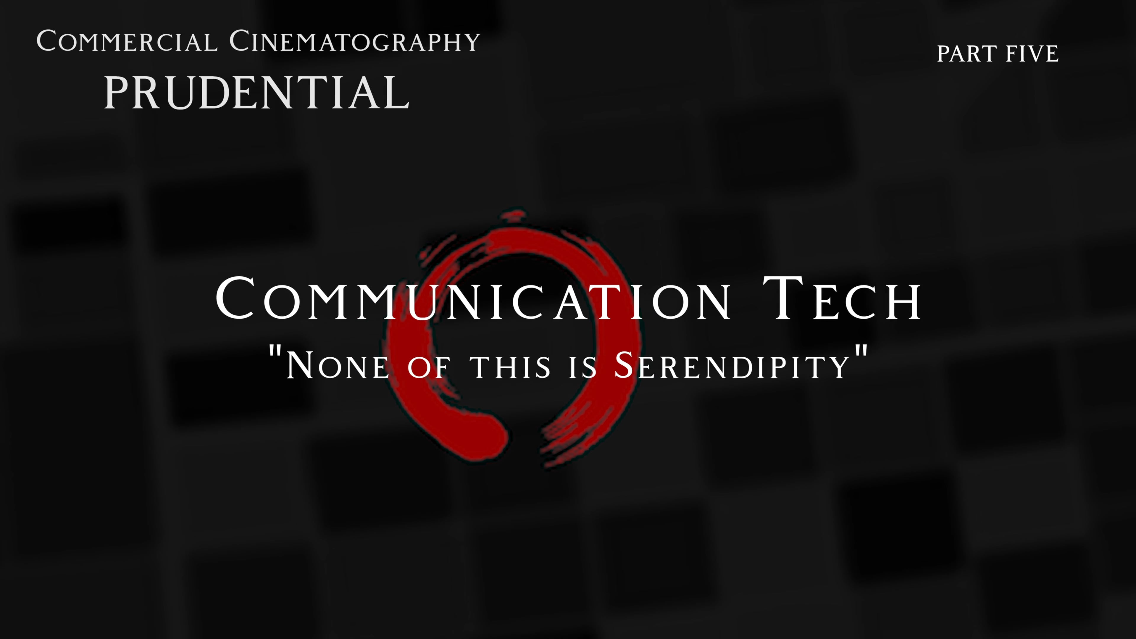 Commercial Cinematography: Prudential