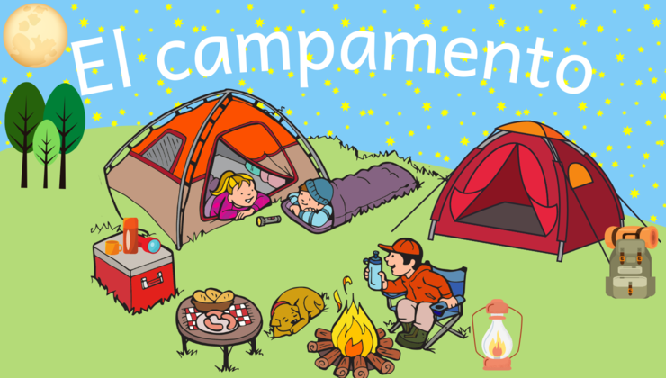Learn @ Home - Spanish for Kids | Camping with Susy Dorn