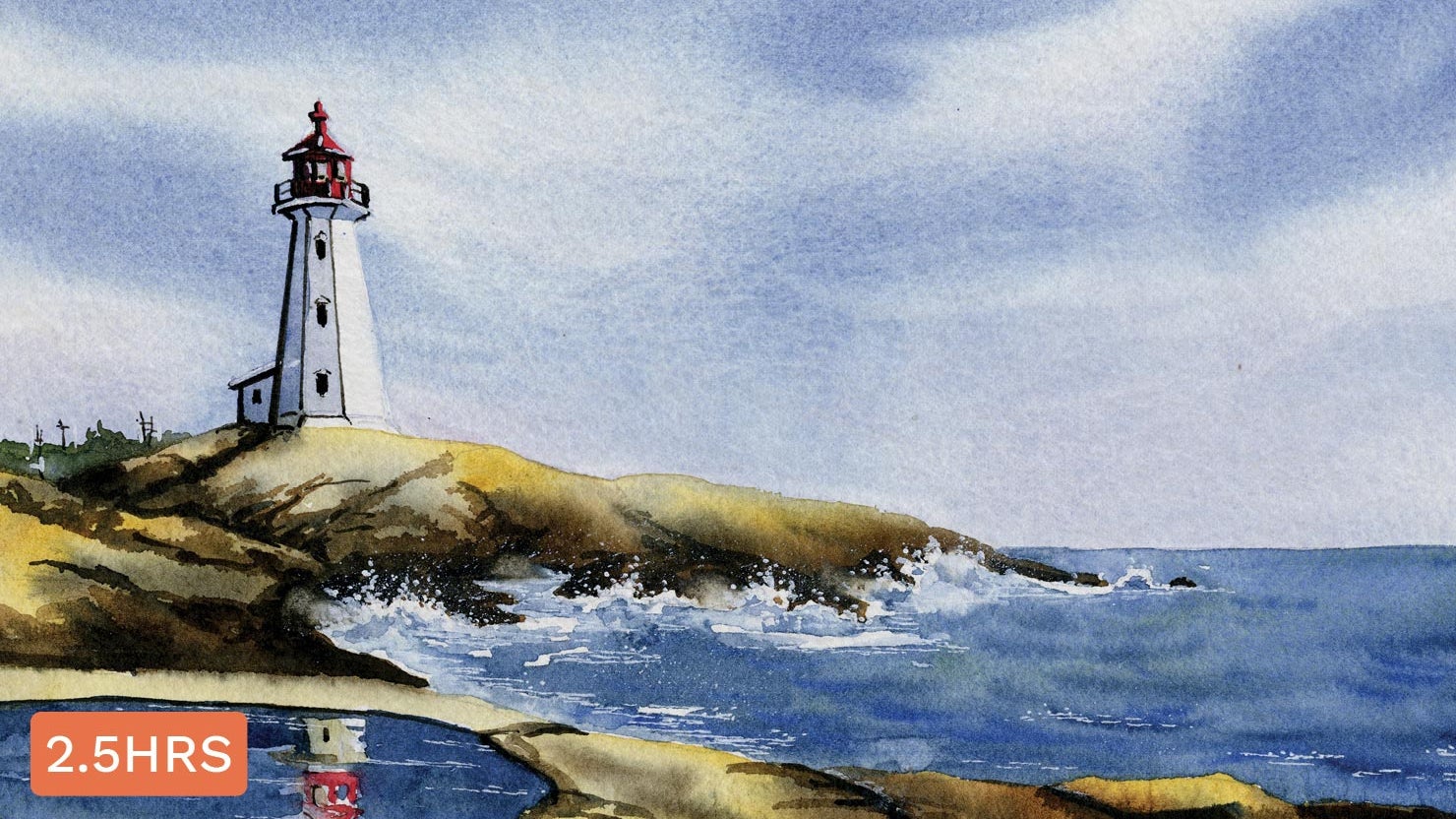 Seascape - Painting Seaside Scenes with Watercolour and Pen