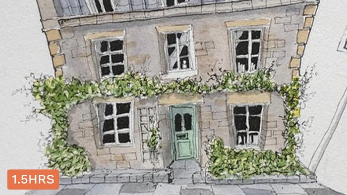 Perspectives Made Fun: From Sketch to Watercolour