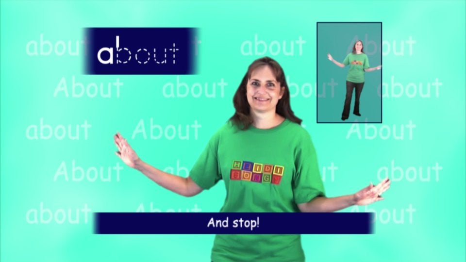 HeidiSongs | Sight Words "Classic" - Alphabetical Order - HeidiSongs