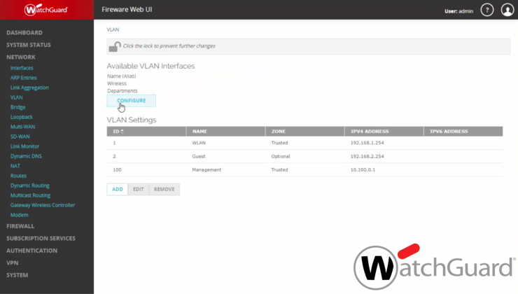 WatchGuard: How to Configure VLANs on Your Firebox