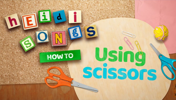 HeidiSongs | How to Use Scissors - Crafts With Miss Kim