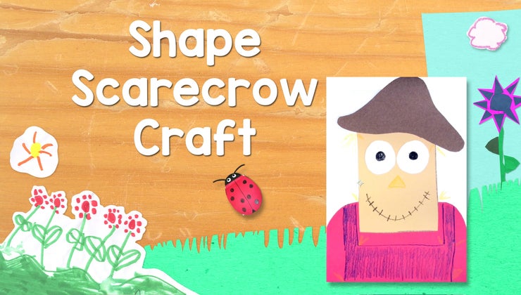 HeidiSongs | Shape Scarecrow - Crafts With Miss Kim