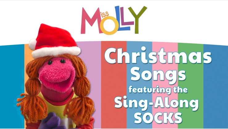 HeidiSongs | Christmas Sing-Along Socks by Miss Molly | HeidiSongs