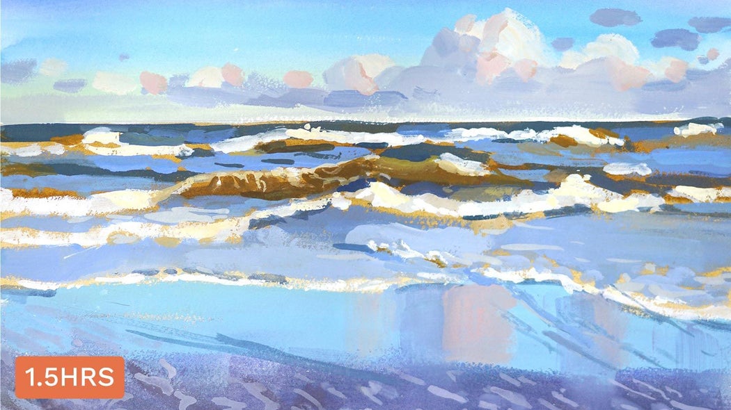 Water Colour with Gouache