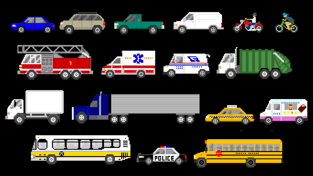 Street Vehicles Playlist | The Kids' Picture Show