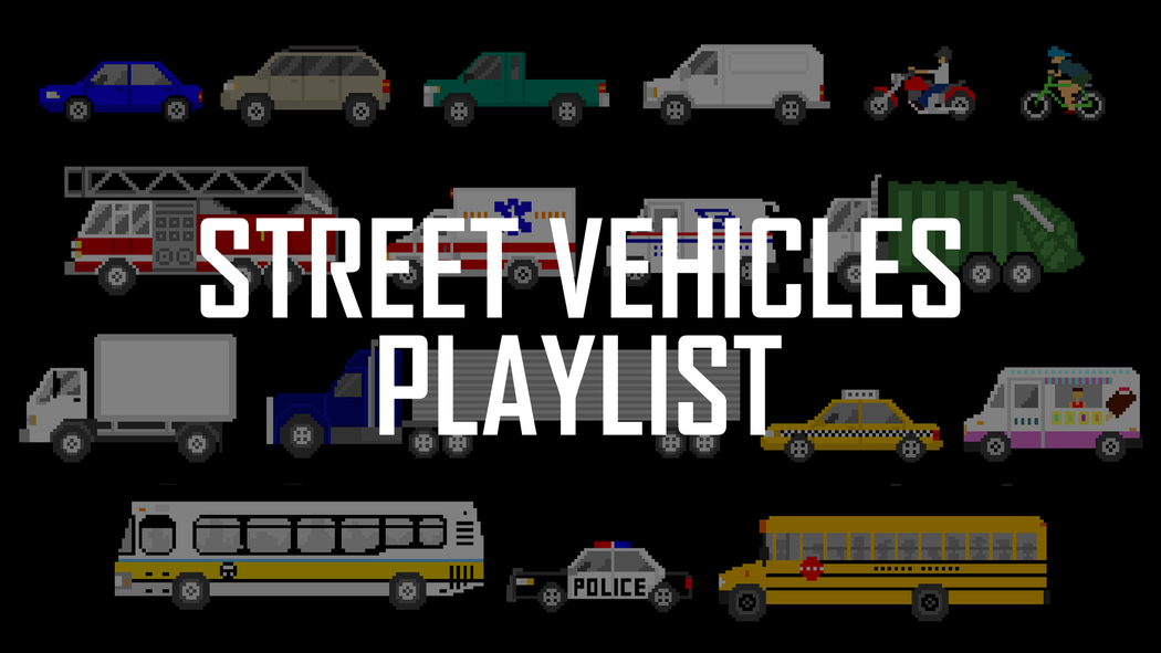 Street Vehicles Playlist | The Kids' Picture Show