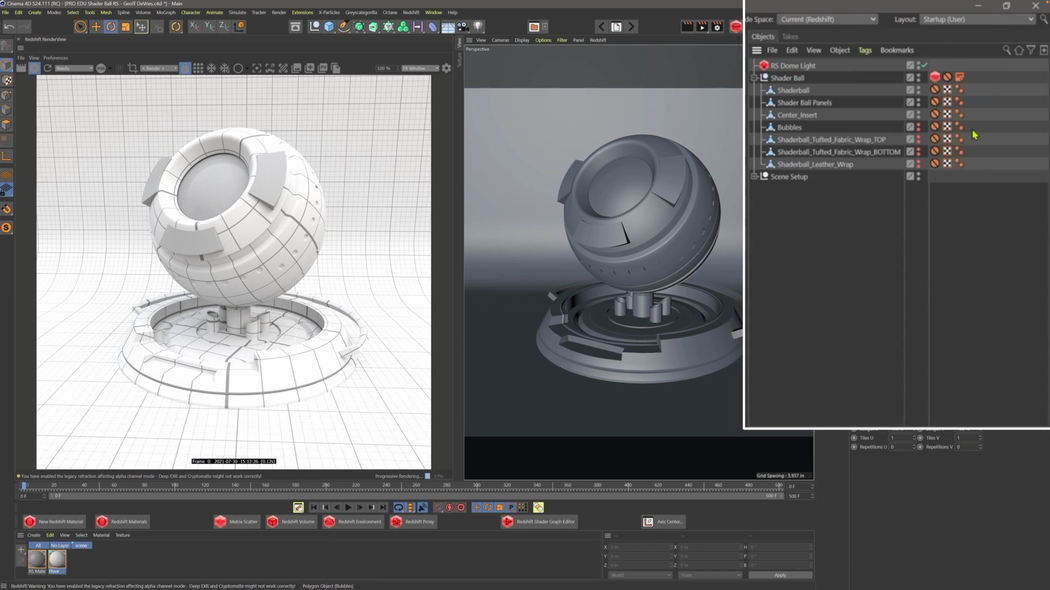 Redshift Render Engine in Cinema 4D Intro | Dustin Valkema