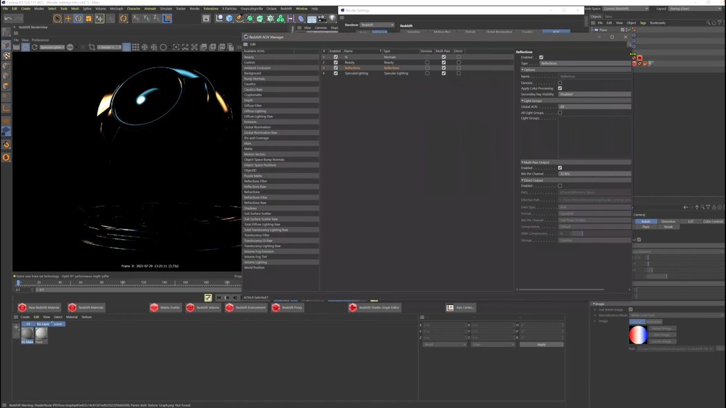 Redshift Render Engine in Cinema 4D Intro | Dustin Valkema