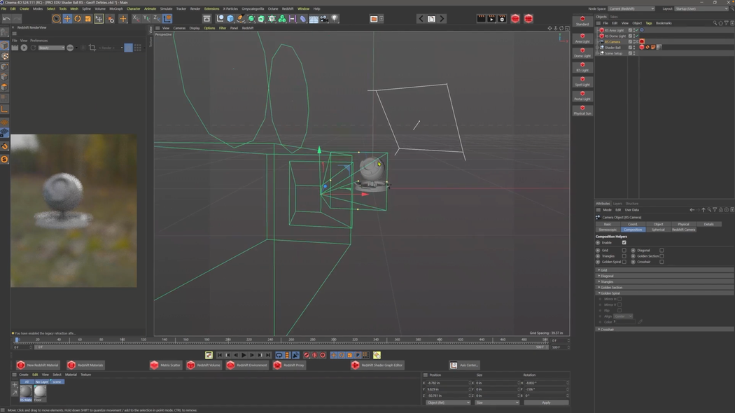 Redshift Render Engine in Cinema 4D Intro | Dustin Valkema