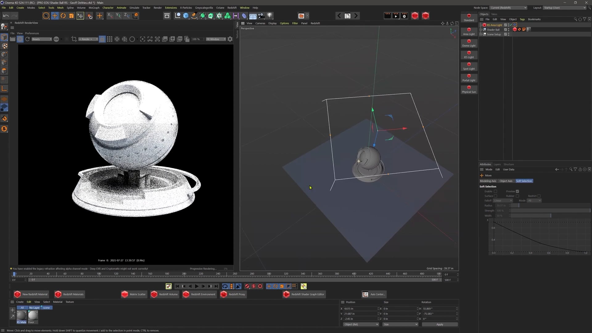 Redshift Render Engine in Cinema 4D Intro | Dustin Valkema