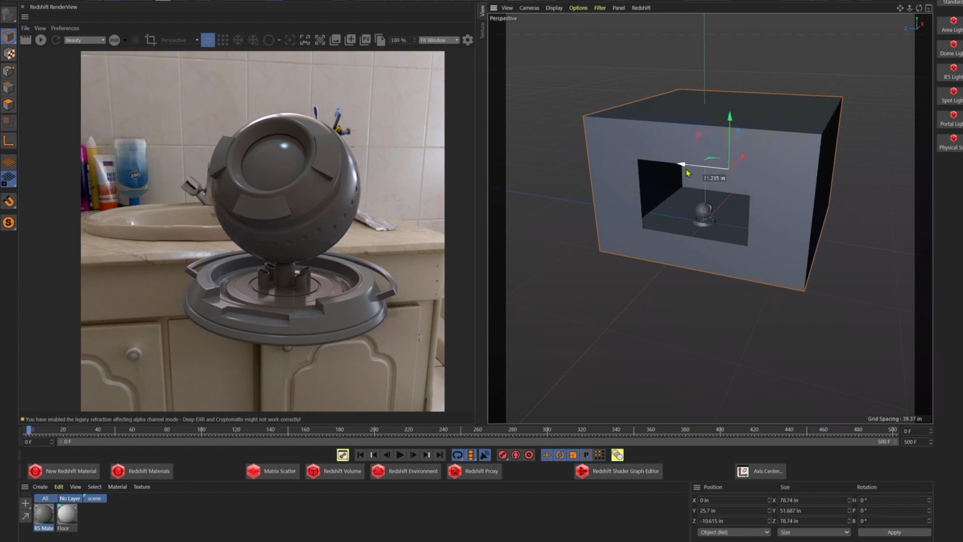 Redshift Render Engine in Cinema 4D Intro | Dustin Valkema