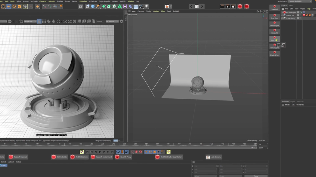 Redshift Render Engine in Cinema 4D Intro | Dustin Valkema