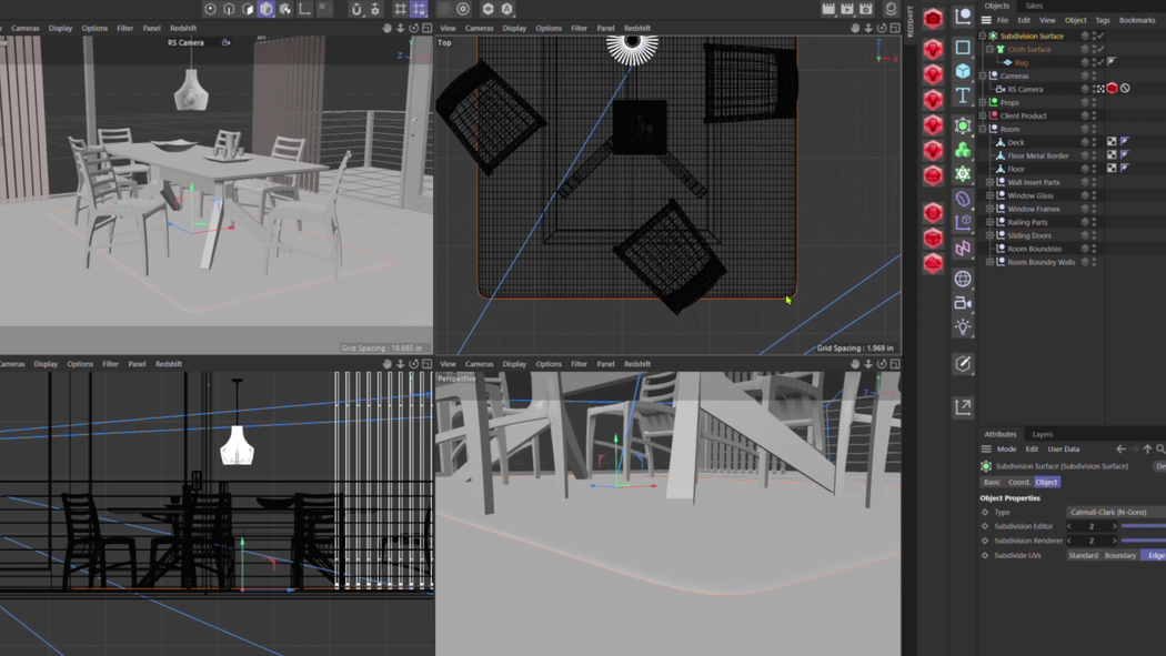 Interior 3D Architecture Visualization | PRO EDU Photography