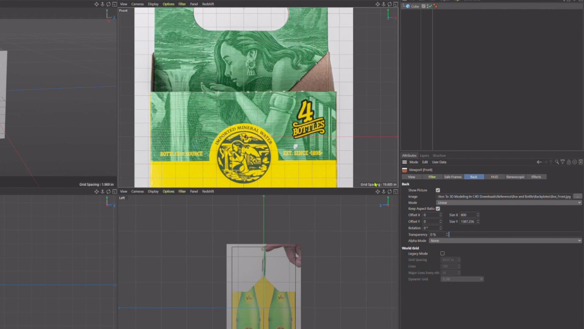 Configuring Viewports For Reference Images | 3D Modelling