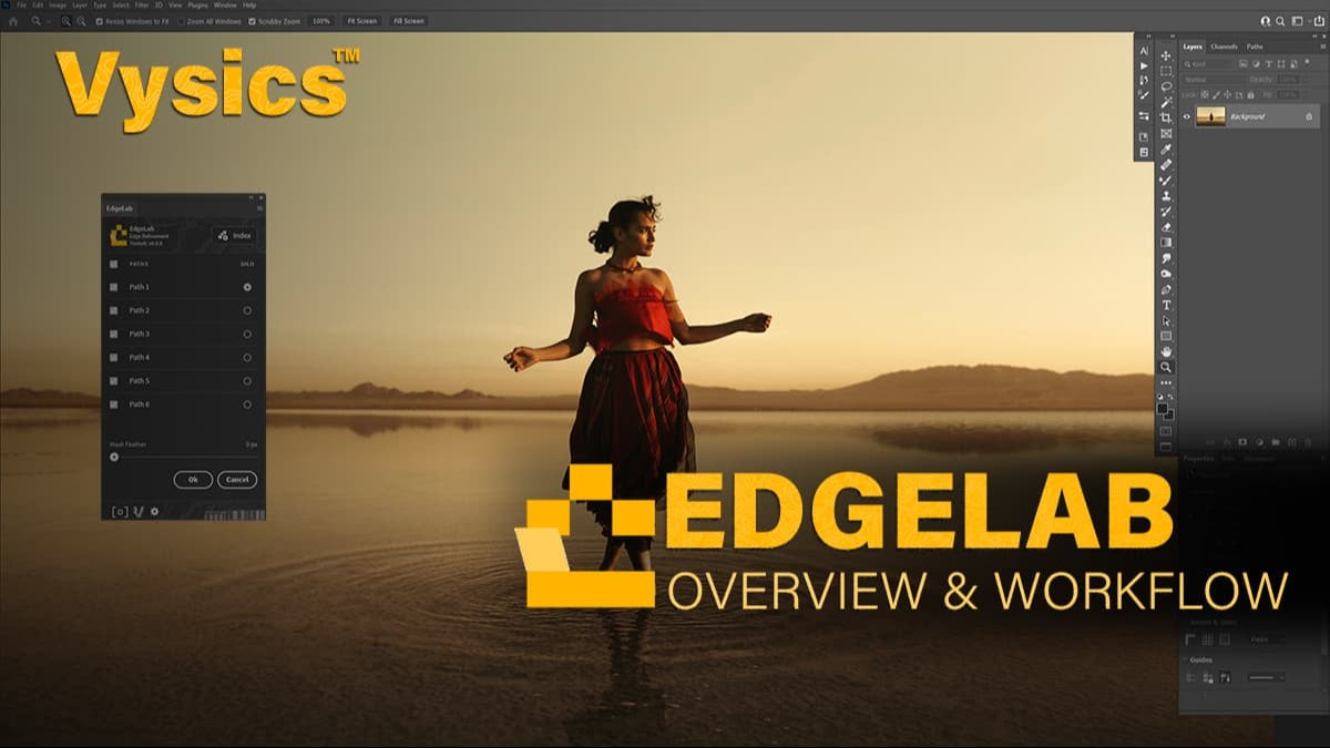 EdgeLab™ Photoshop Plugin | Edge Refinement Retouching Tool
