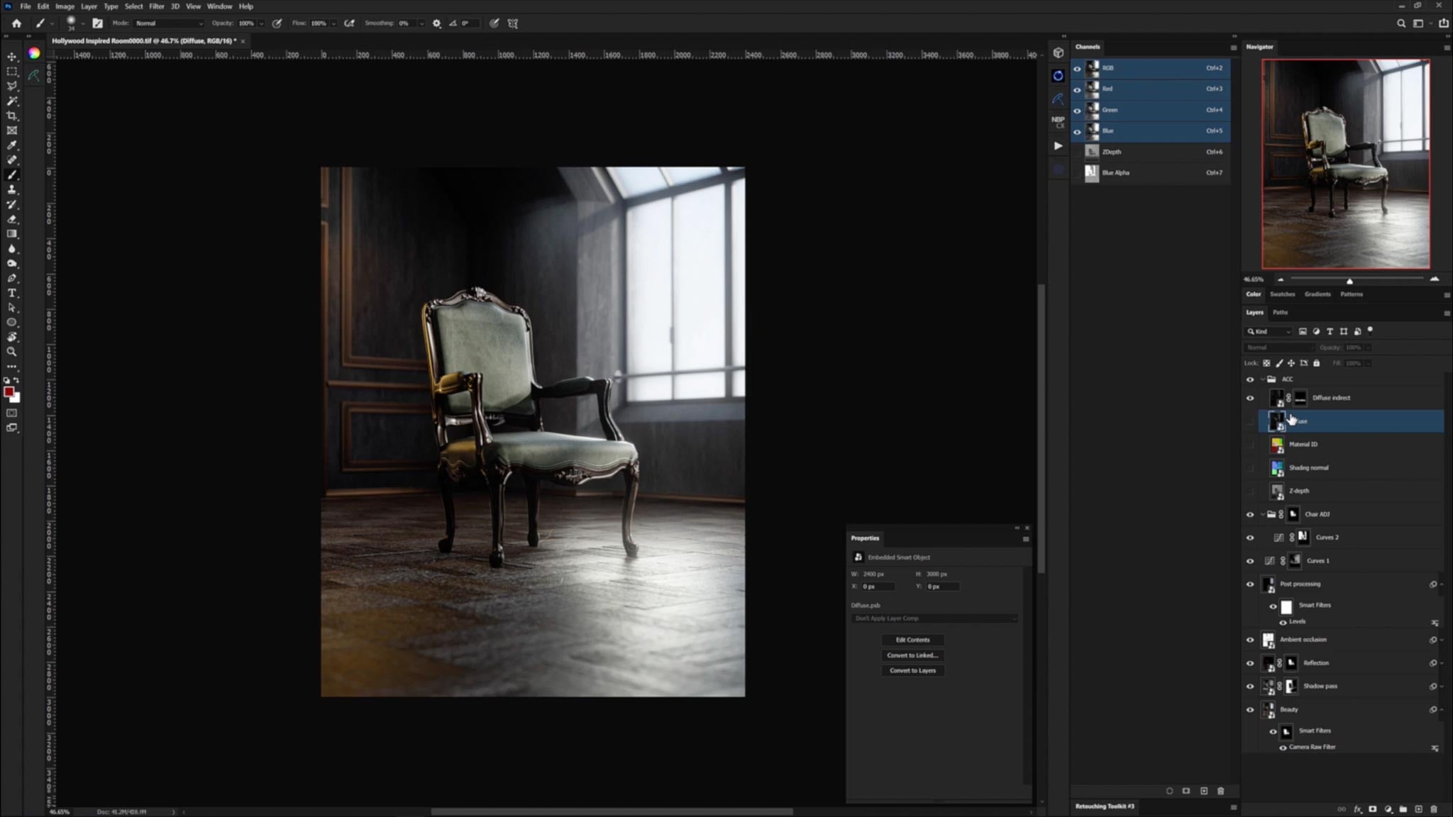 CGI Complete Build: Hollywood Photo Studio Rendering & Reto