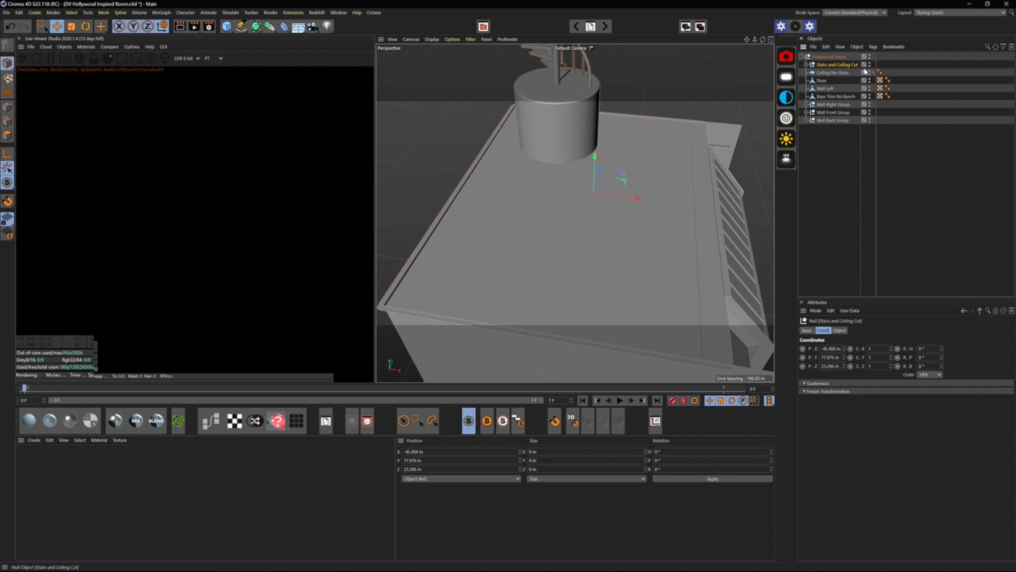 CGI Complete Build: Hollywood Photo Studio Rendering & Reto