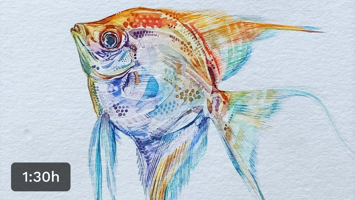 The Flow of Watercolour - Exploring The Wet-on-Dry Techn | Etchr Studio