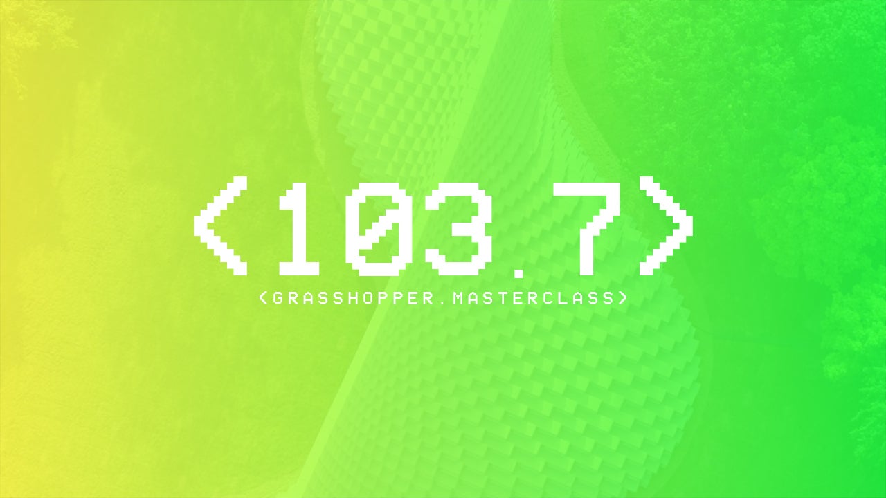 GRASSHOPPER 103 - Rebuilding BIG's Serpentine Pavilion | Archi-Tech Network