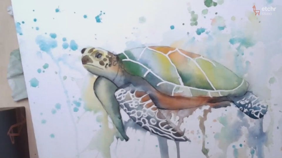 Watercolour Wildlife - Painting Bold and Bright Animals