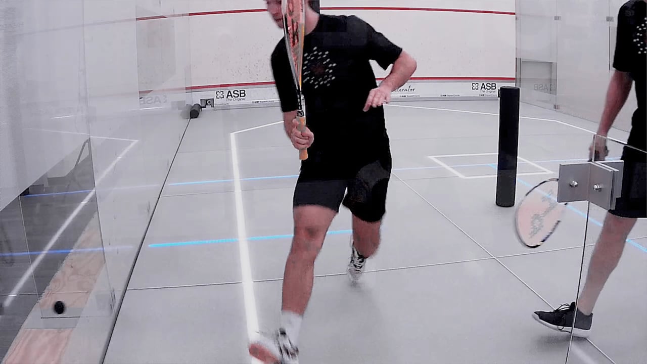 Volley drop counter to length drill