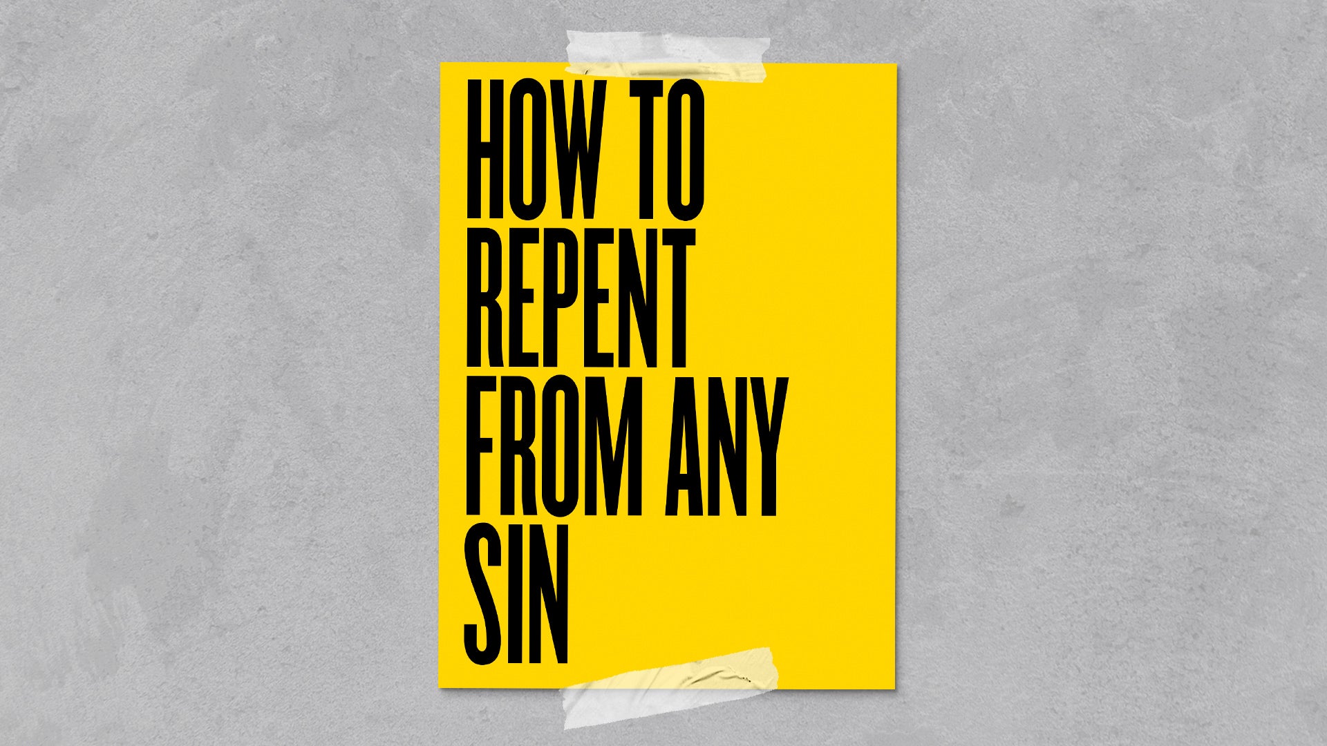 How to Repent No Matter the Sin | AMAU Academy