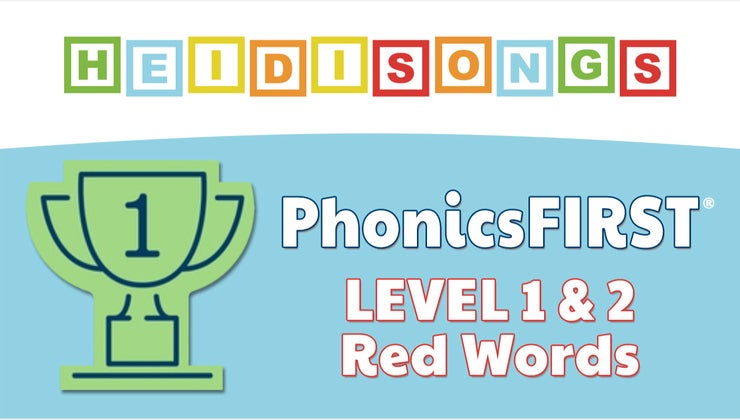 HeidiSongs | Phonics First - Level 1 & 2 Red - HeidiSongs