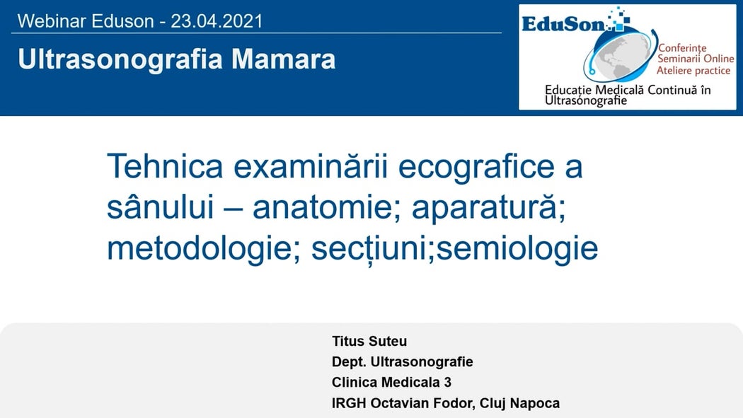 Ultrasonografia mamara