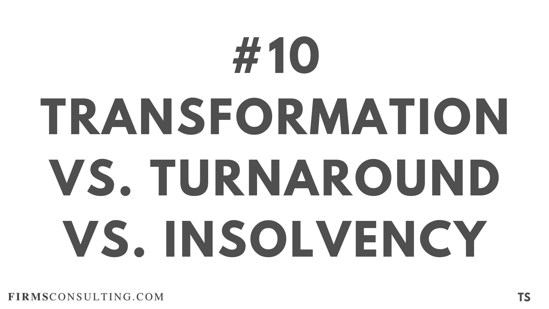 The Turnaround Program | StrategyTraining.com