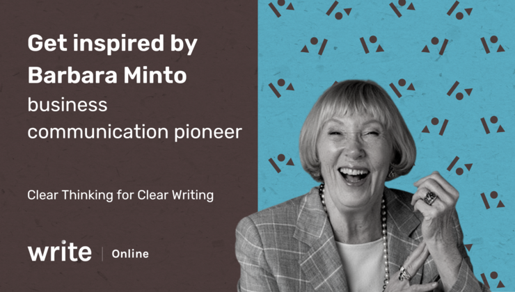 Write Online | Business writing and communication | Discover Barbara Minto