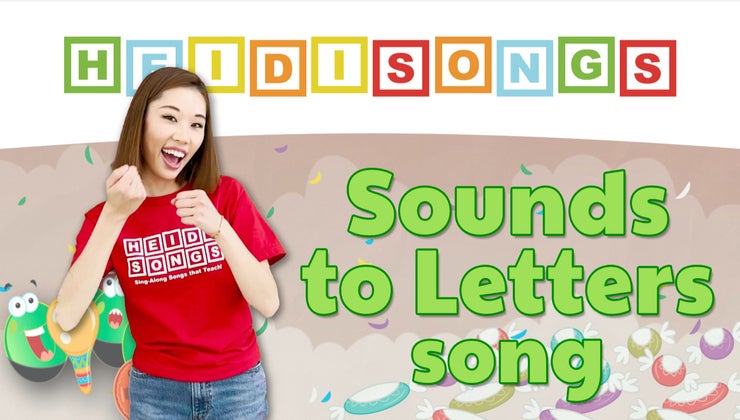 HeidiSongs | Sounds to Letters Song - Fun Update!