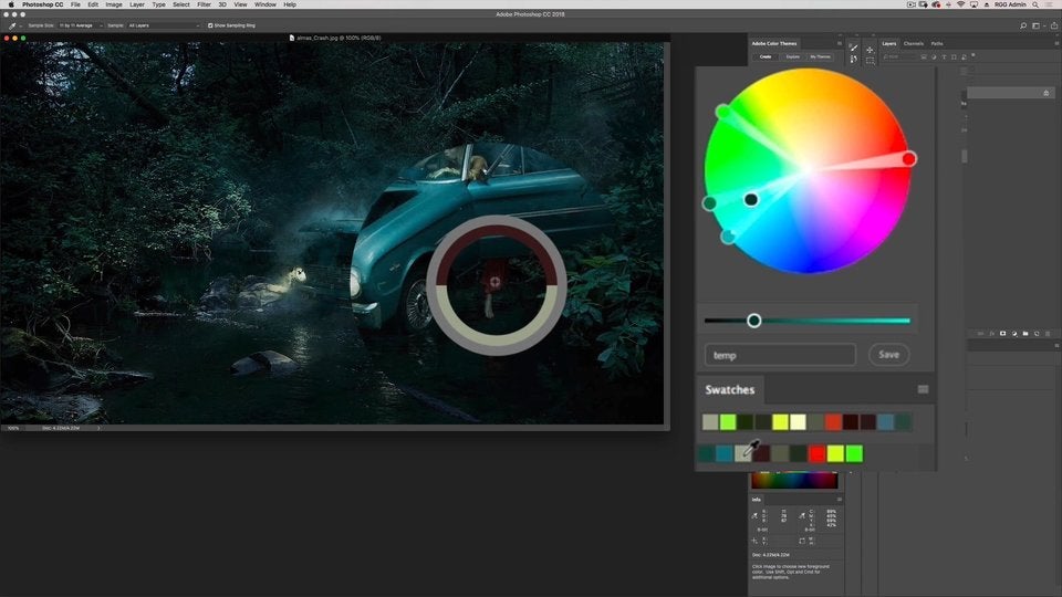 Commercial Color Grading In Photoshop With Sef McCullough