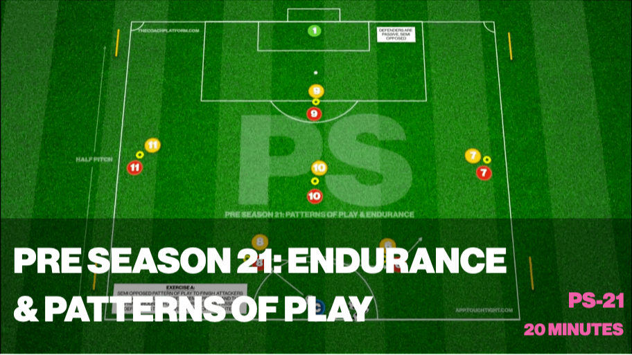Session 439: Pre Season - Pattern of Play (Build Up / Endur