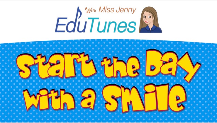 HeidiSongs | Start the Day With a Smile Song - EduTunes With Miss Jenny