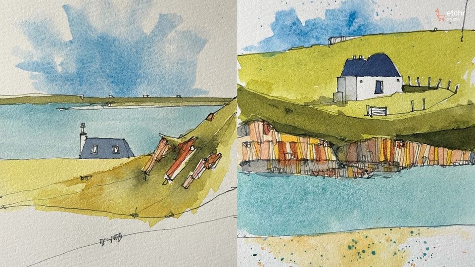 Watercolour Postcard Collection