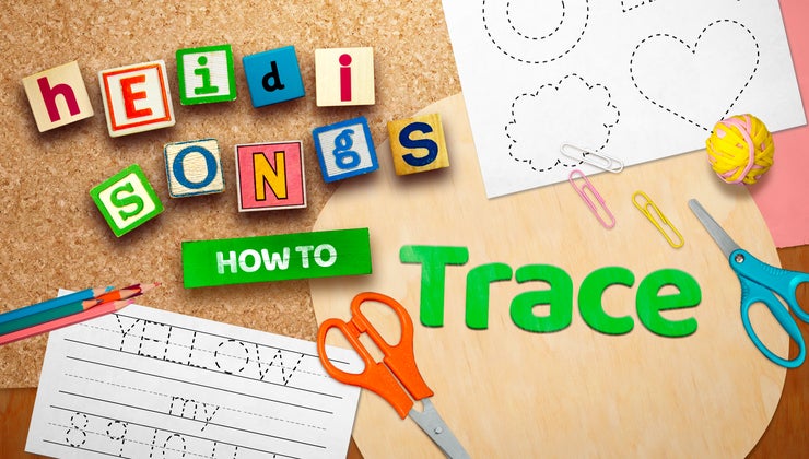 HeidiSongs | How to Trace - Crafts With Miss Kim