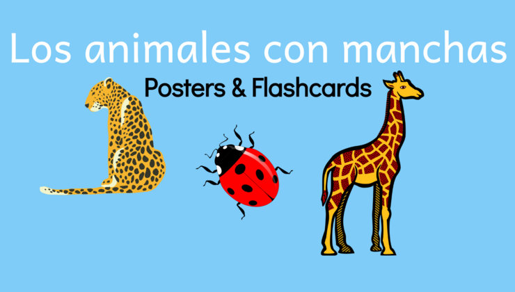 Learn @ Home - Spanish for Kids | Animales con Manchas - Animals with Spots