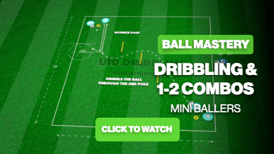 Session 520: Mini Ballers- Knock the Cones, Movement & 2 v 2