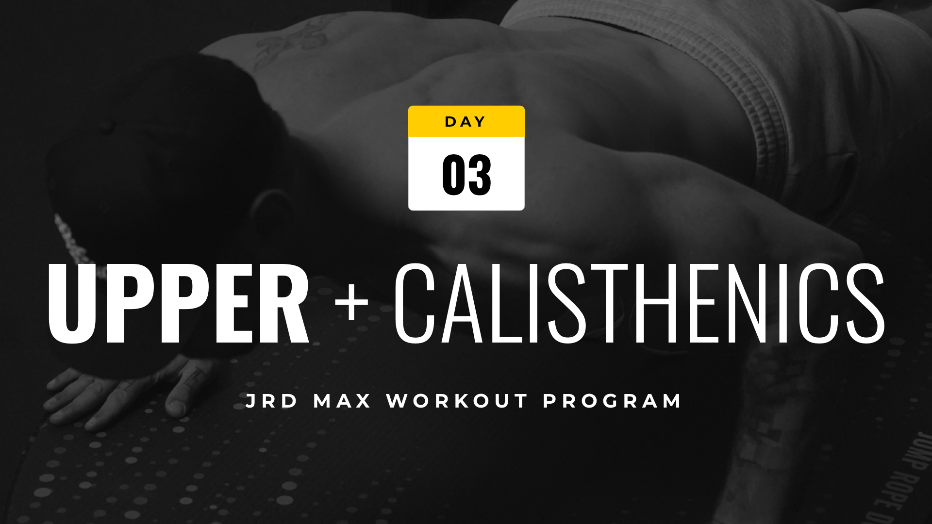 JRD Max Total Body Jump Rope Workout Program | Jump Rope Dudes