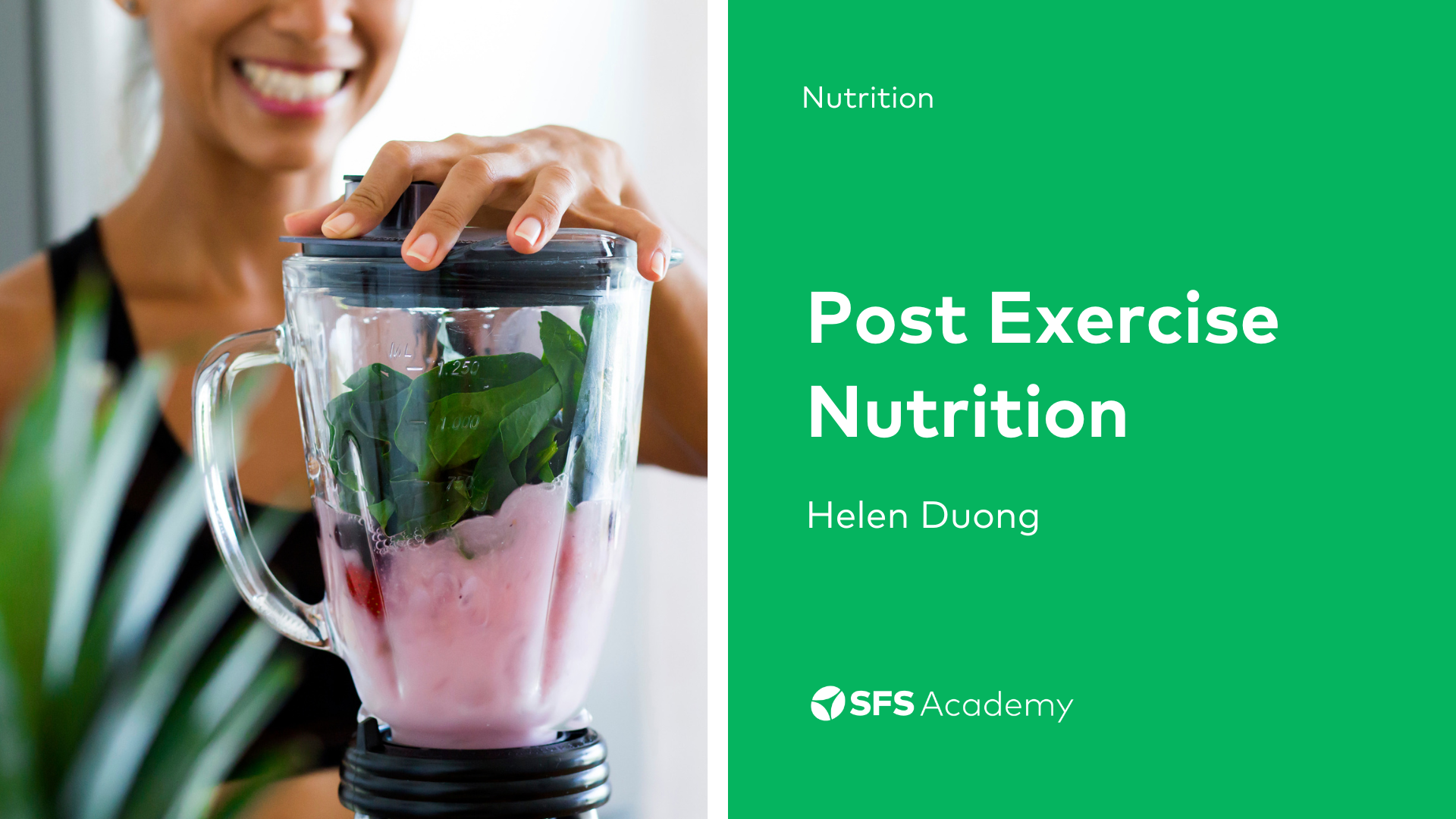 🍛 Post-Exercise Nutrition
