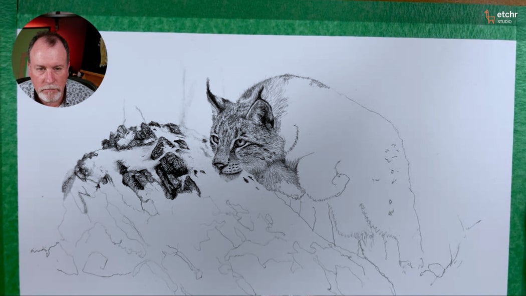 Textures and Depth with Graphite Pencil Drawing