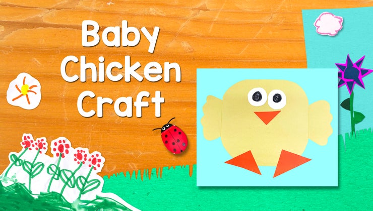 HeidiSongs | Baby Chick Craft - Crafts With Miss Kim